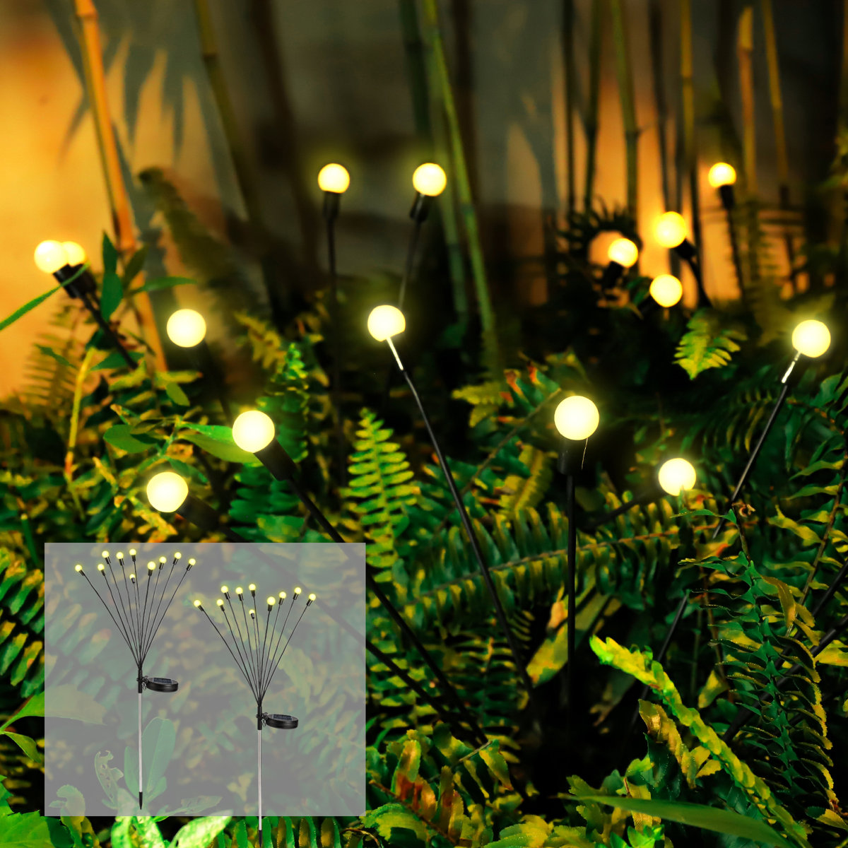 HEDAQI White Low Voltage Solar Powered Integrated LED Pathway Light | Wayfair